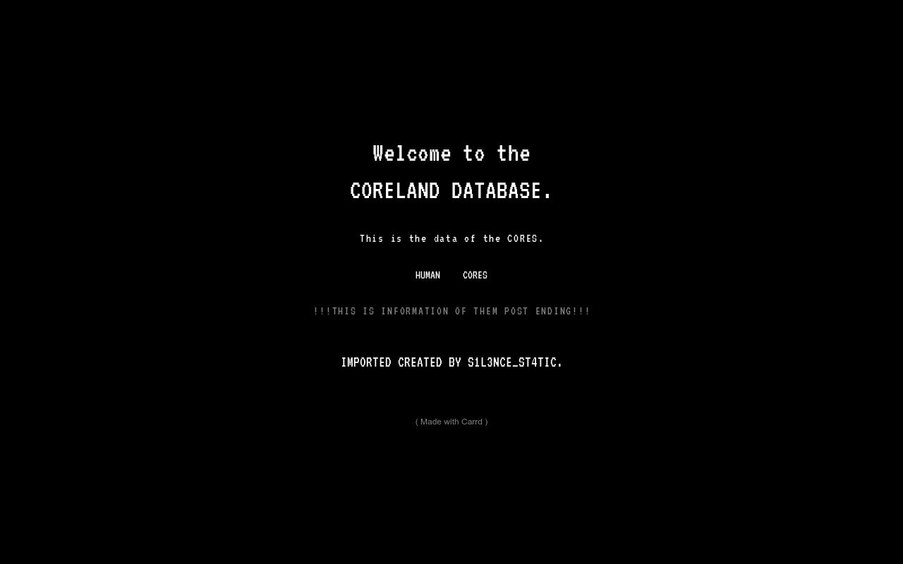 The CORELAND database.